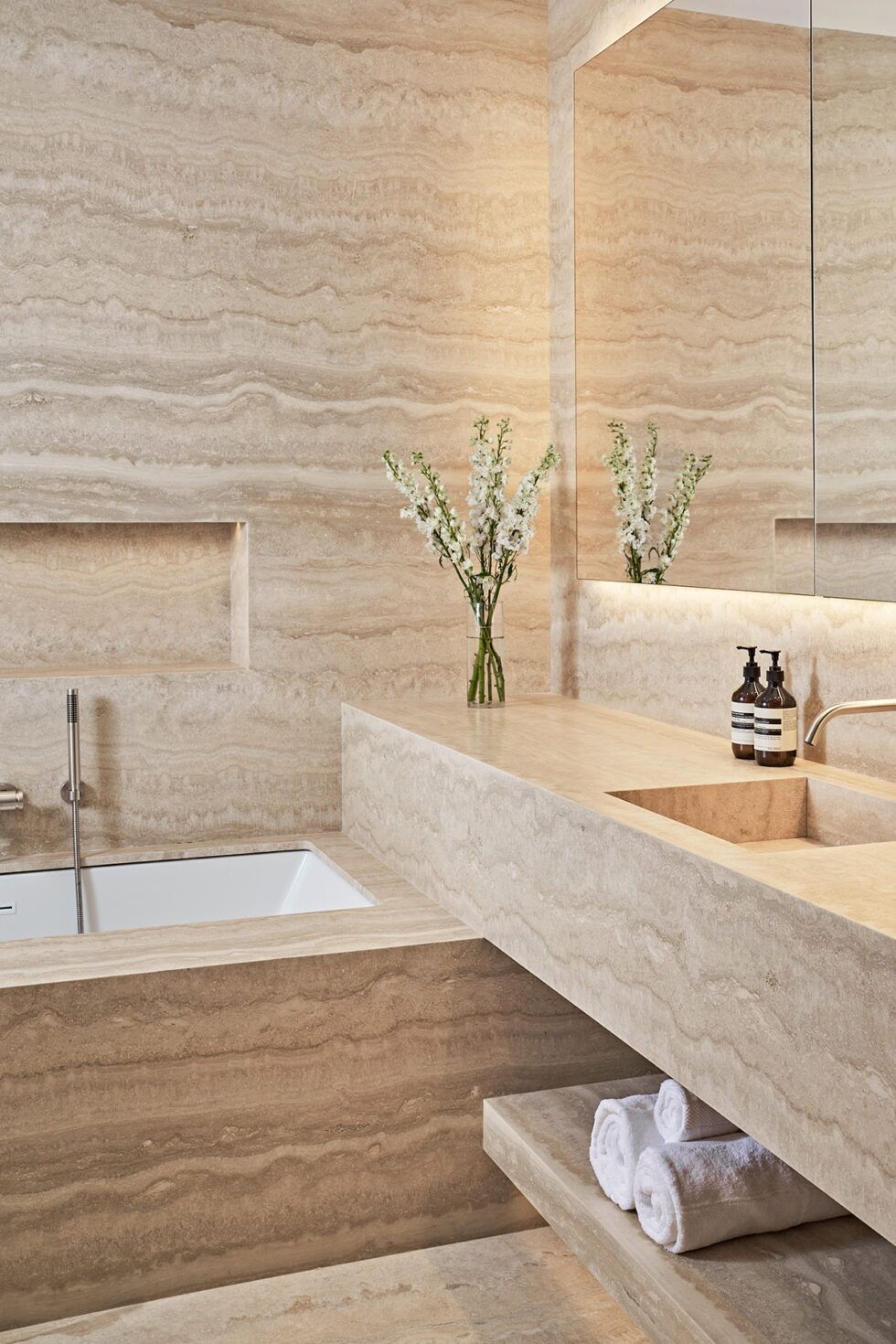 Bathroom Designs Without Any Tiles · Fontan Architecture